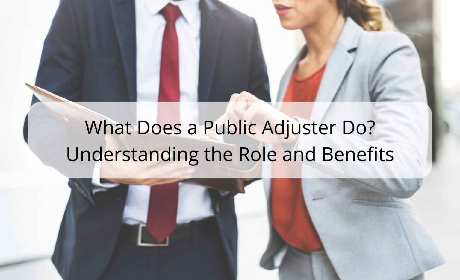 What Does a Public Adjuster Do? Understanding the Role and Benefits